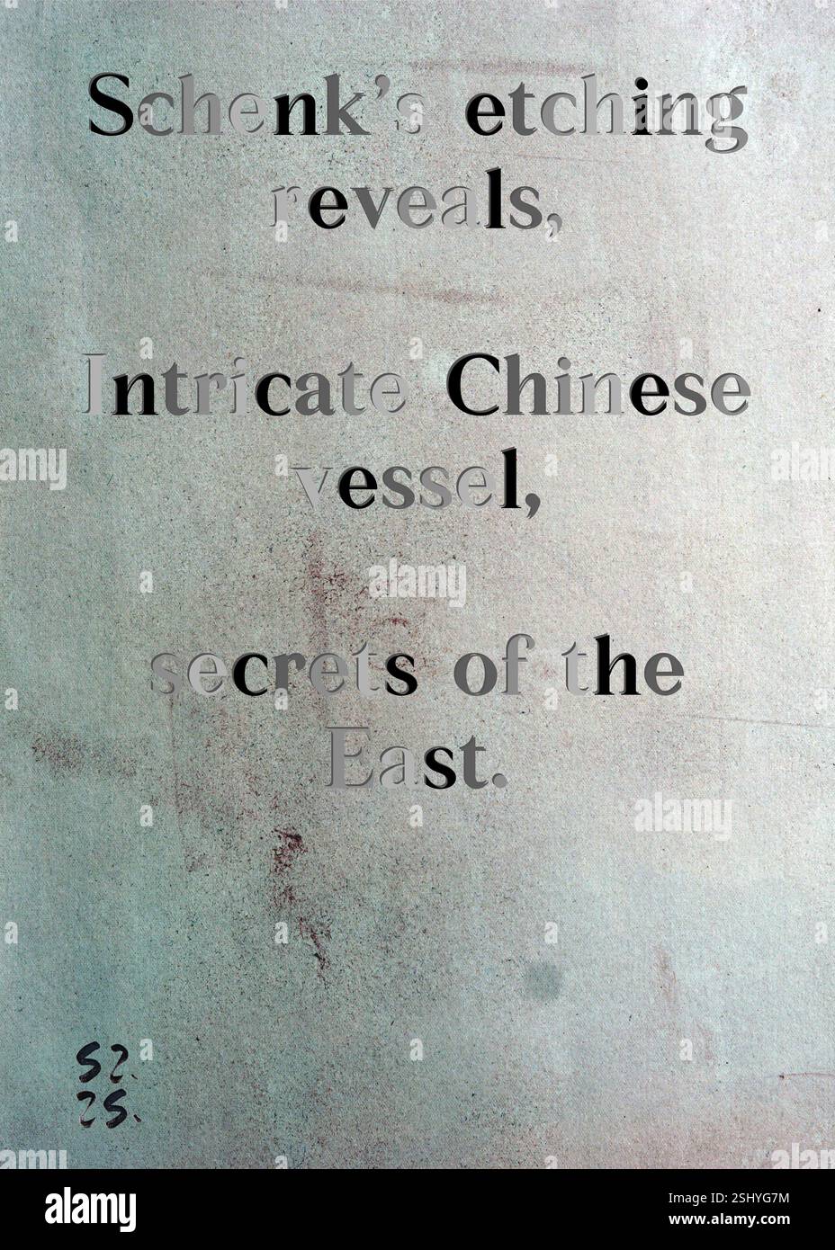 Schenk's etching reveals, Intricate Chinese vessel, secrets of the East ...