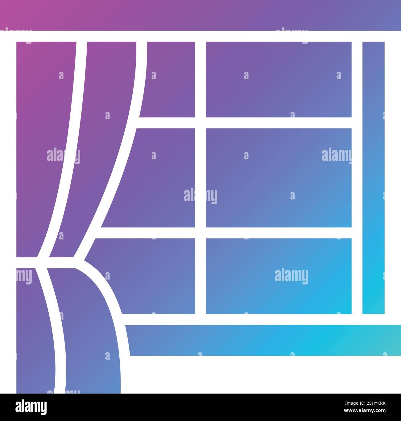 Window icon glyph Stock Vector Images - Alamy