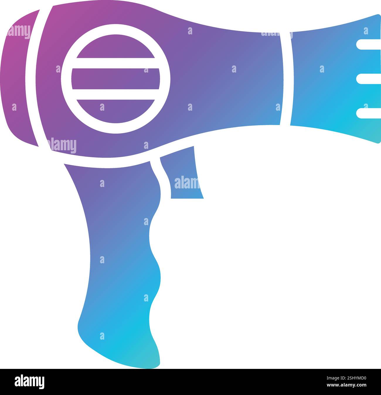 Modern hair dryer on Stock Vector Images - Alamy