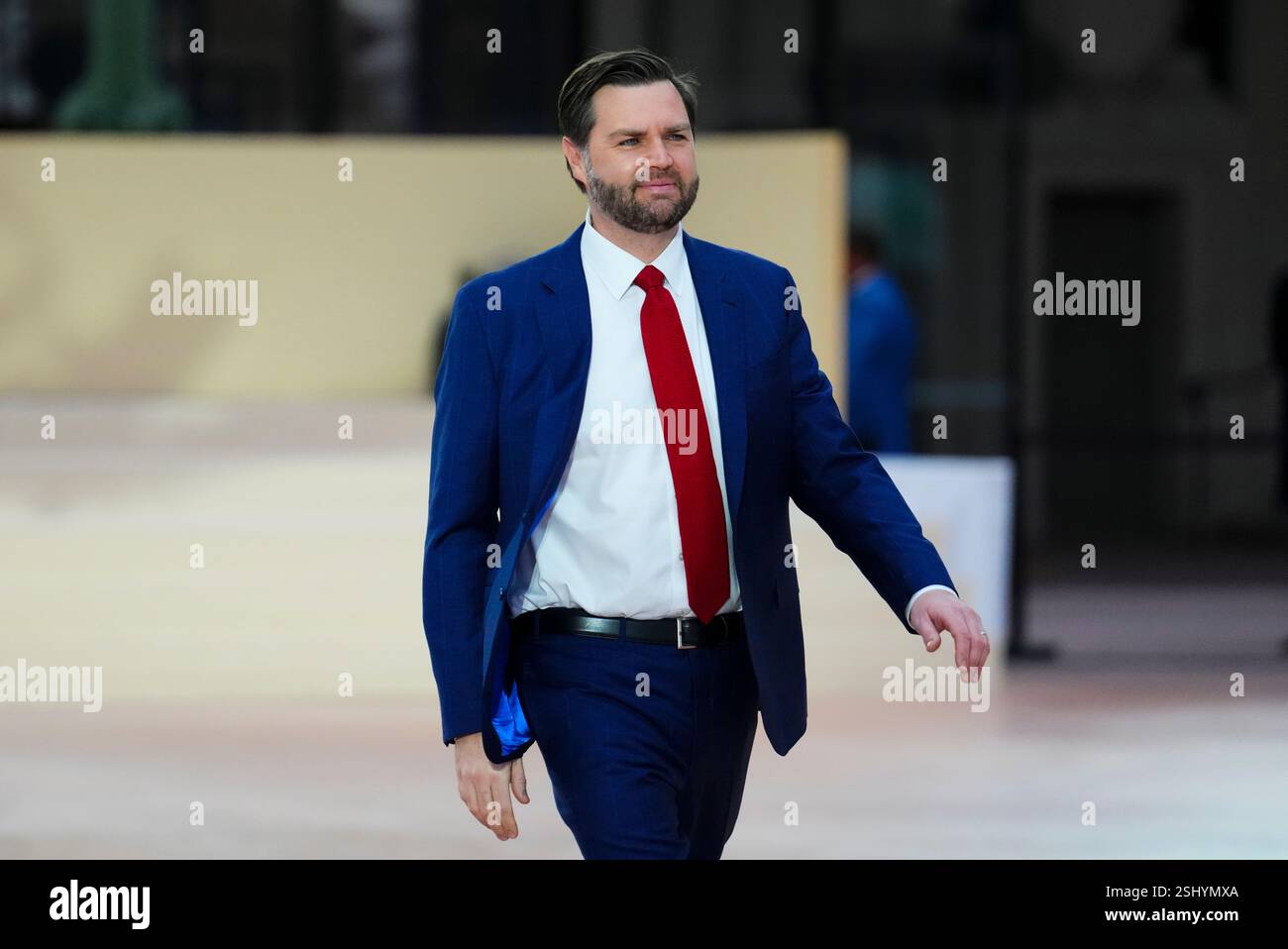Paris, France. 11th Feb, 2025. United States Vice-President JD Vance ...