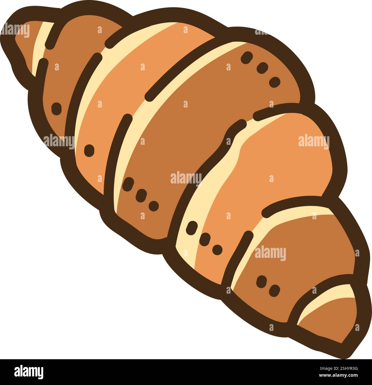 Bakery dessert illustration Cut Out Stock Images & Pictures - Alamy