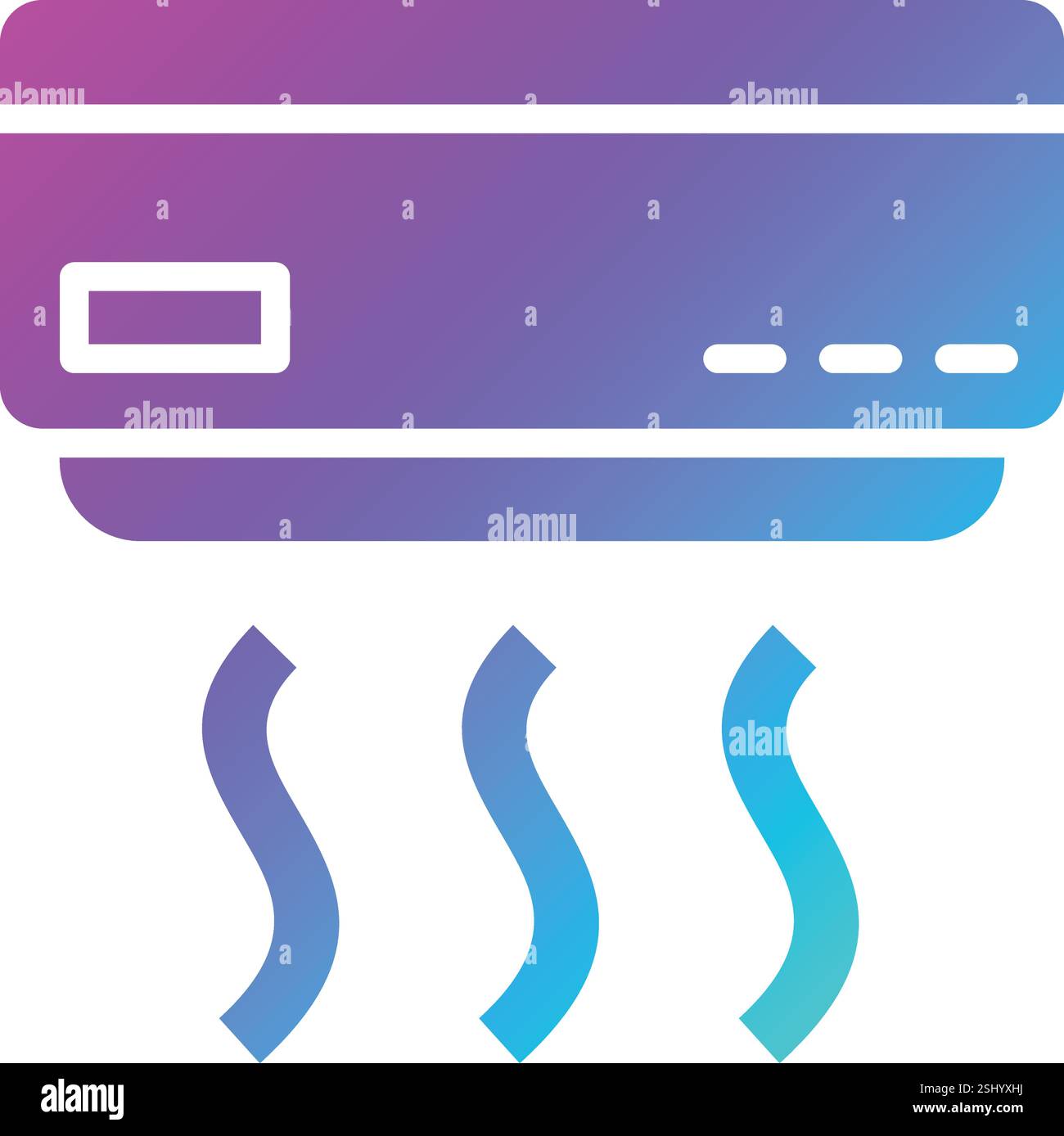 Air conditioner Vector Icon Design Illustration Stock Vector Image ...