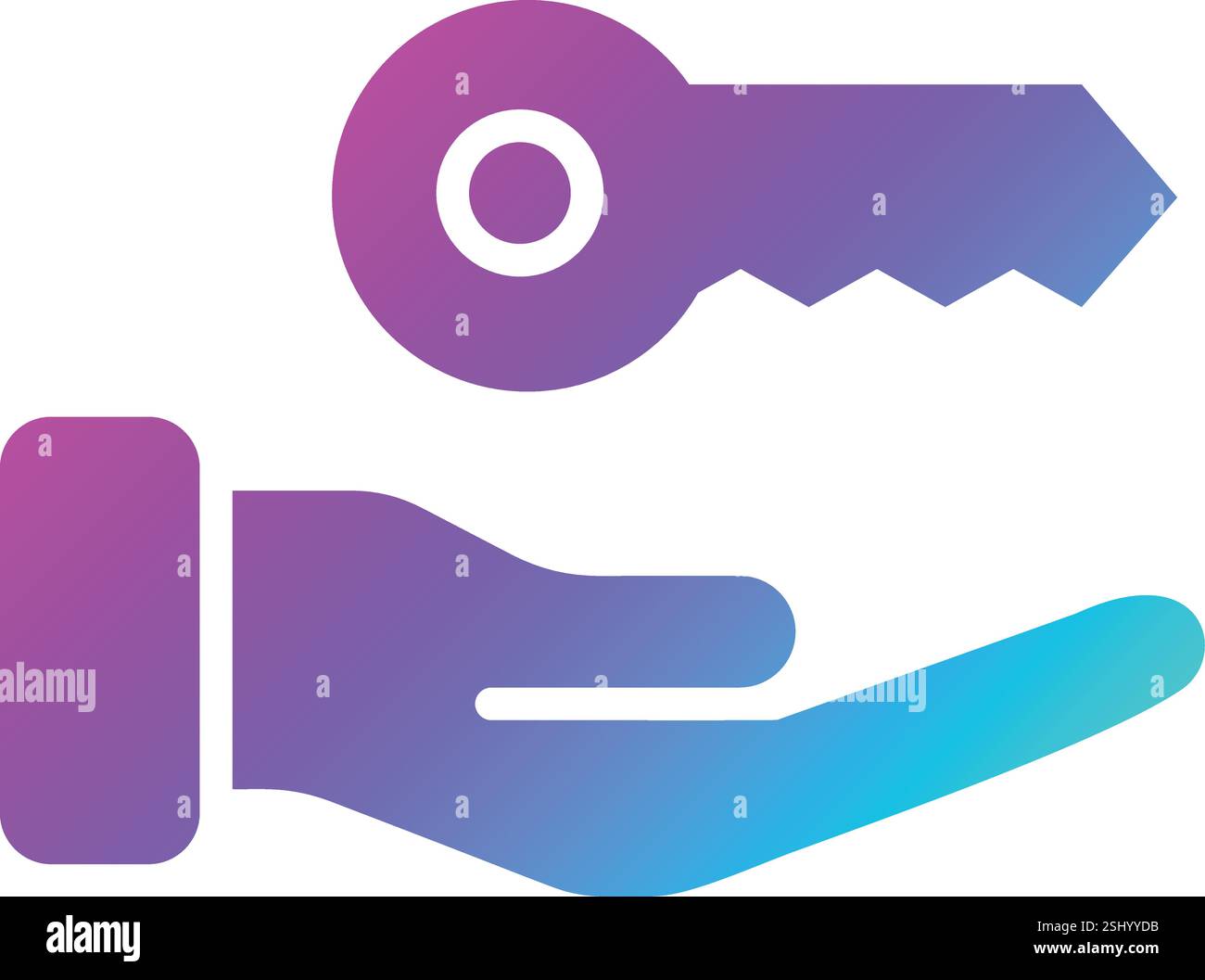 Minimal key design Cut Out Stock Images & Pictures - Alamy