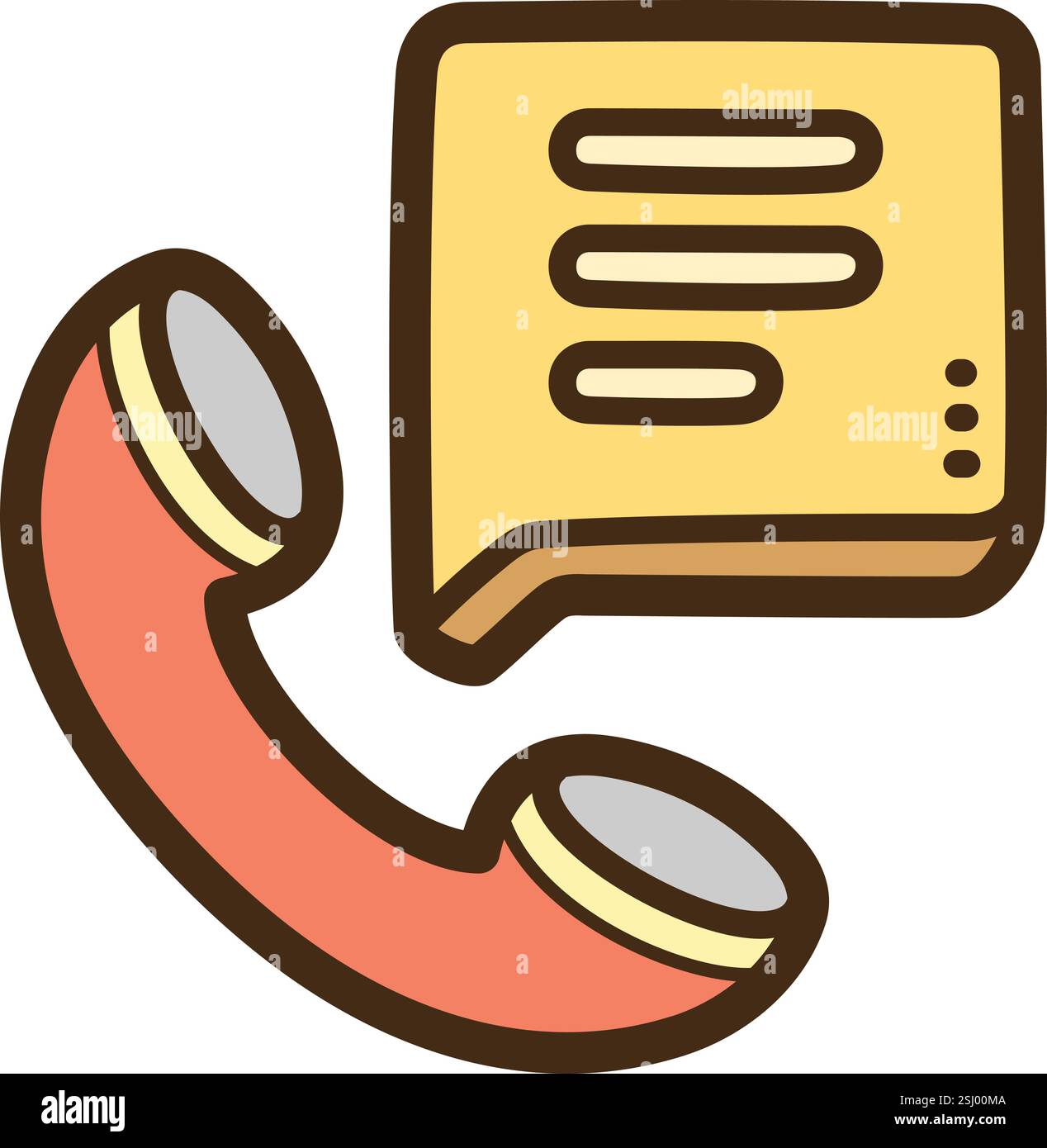 Conversation vector doodle illustration and graphic. Part of ...