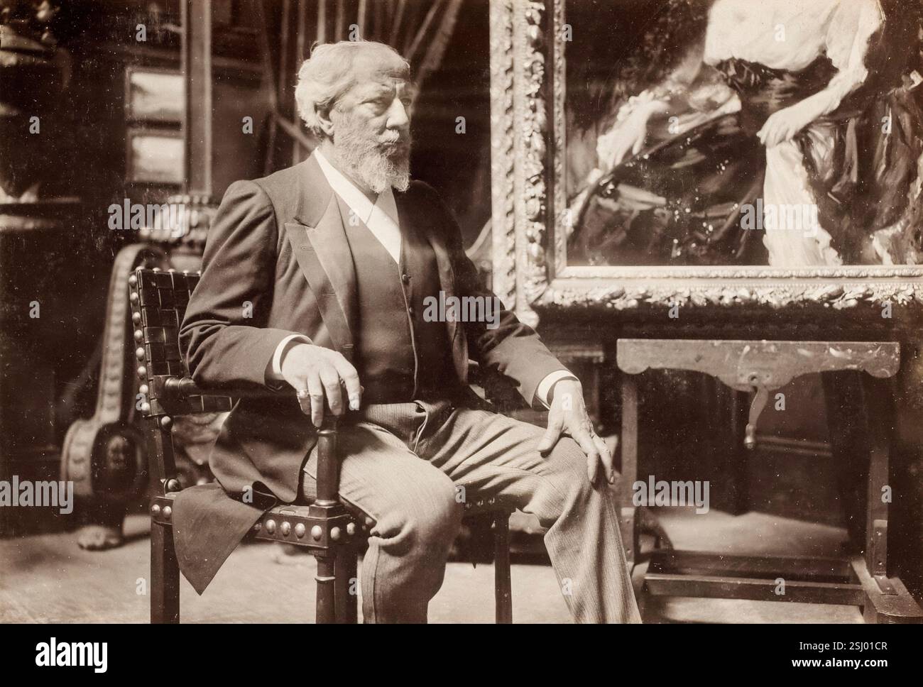 Carolus-Duran. Portrait photograph of the French painter and art ...