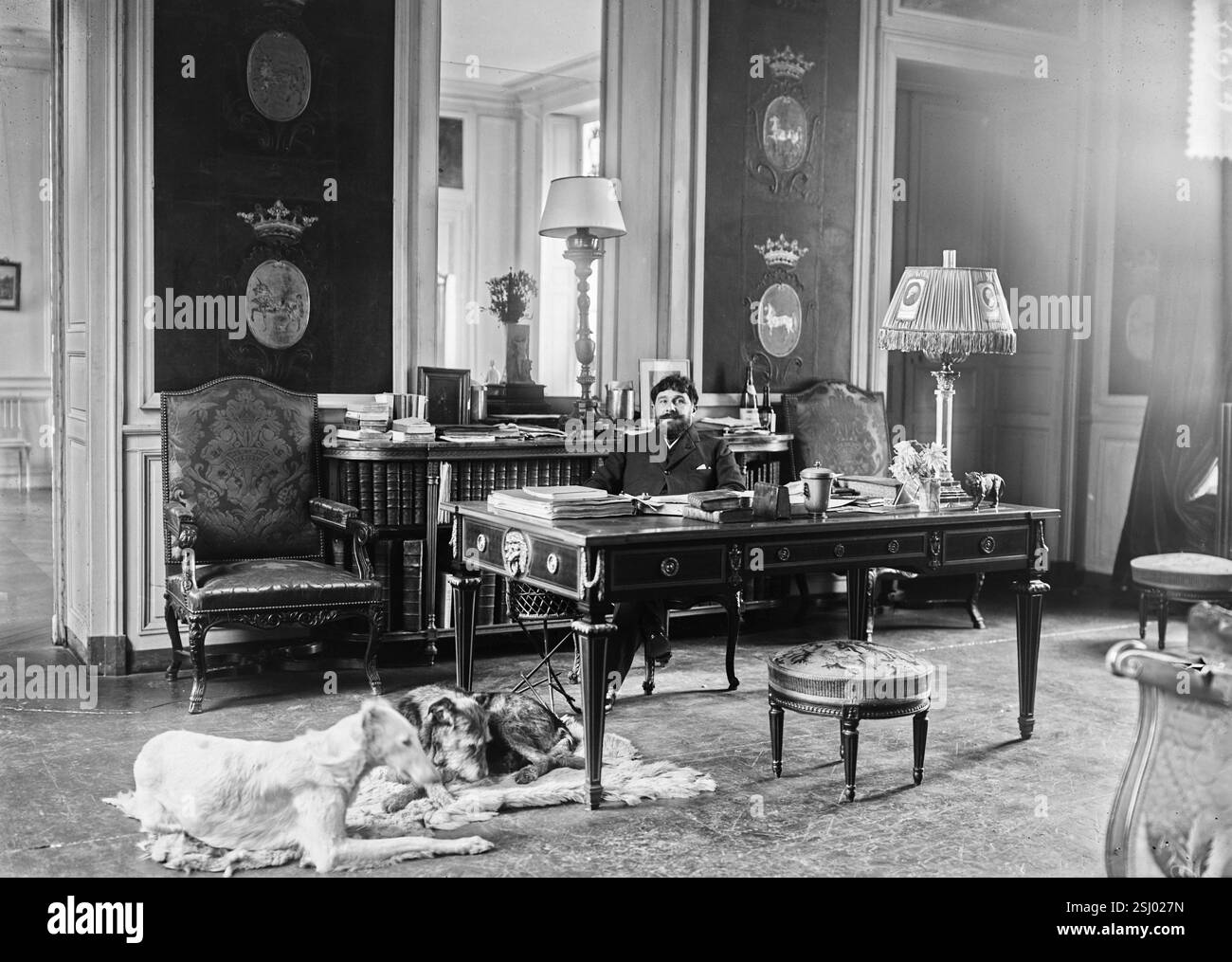 Paul Adam. Portrait photograph of the French novelist Paul Auguste ...