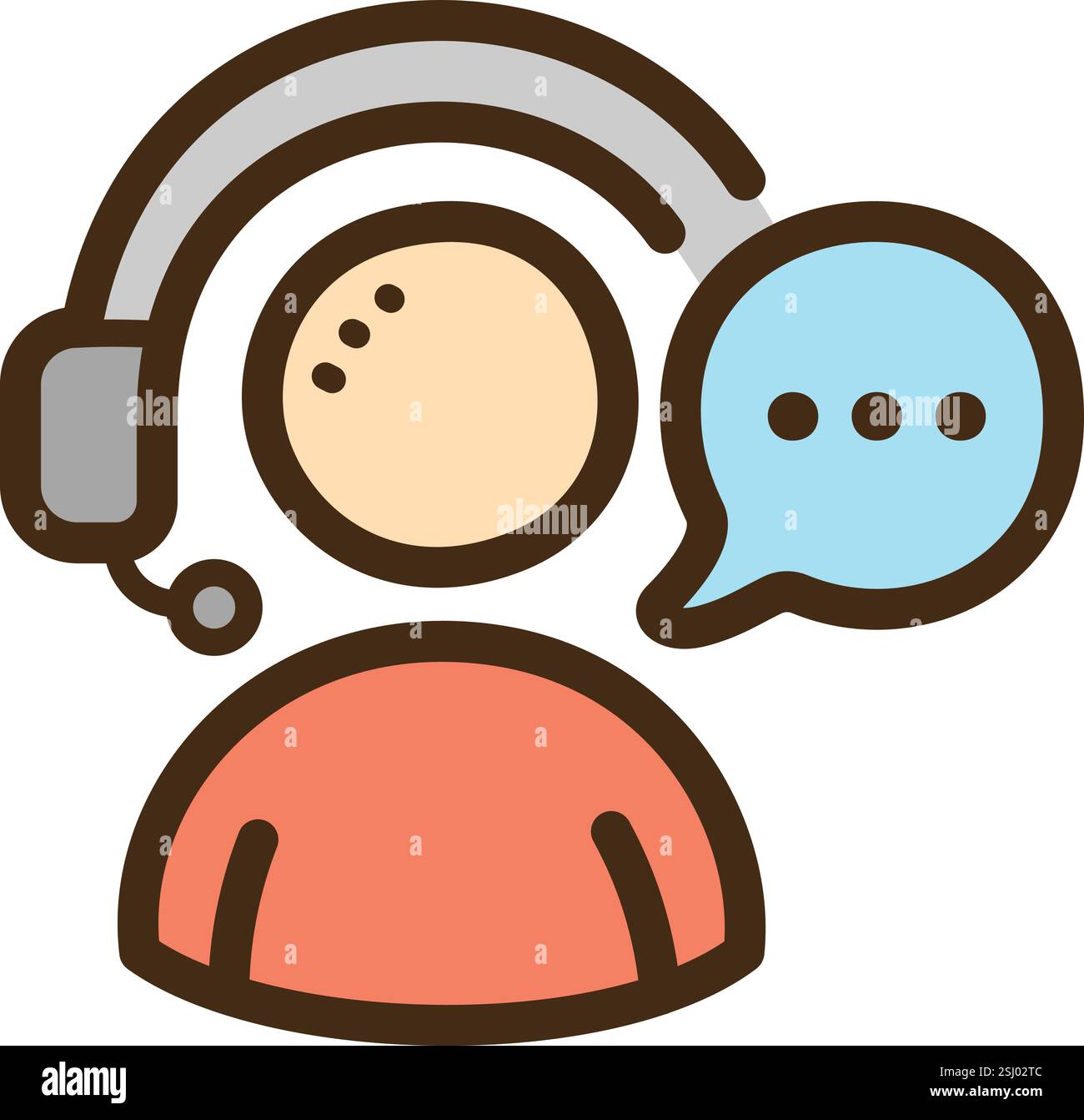 Chat support vector doodle illustration and graphic. Part of contact us ...