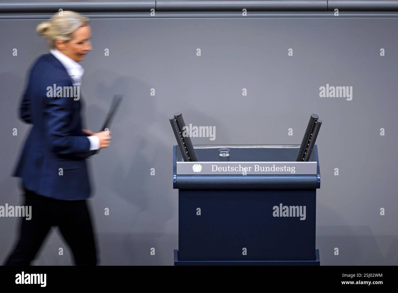 Alice Weidel, AFD, spricht im Bundestag. Berlin, 11.02.2025. Berlin ...