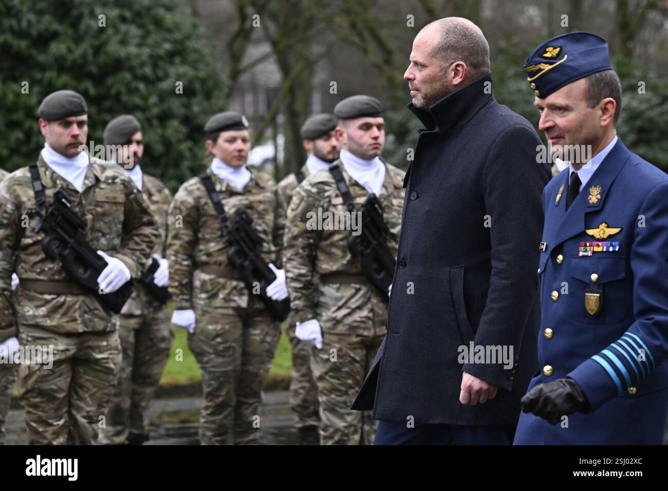 Brussels, Belgium. 11th Feb, 2025. New Minister of Defence Theo ...