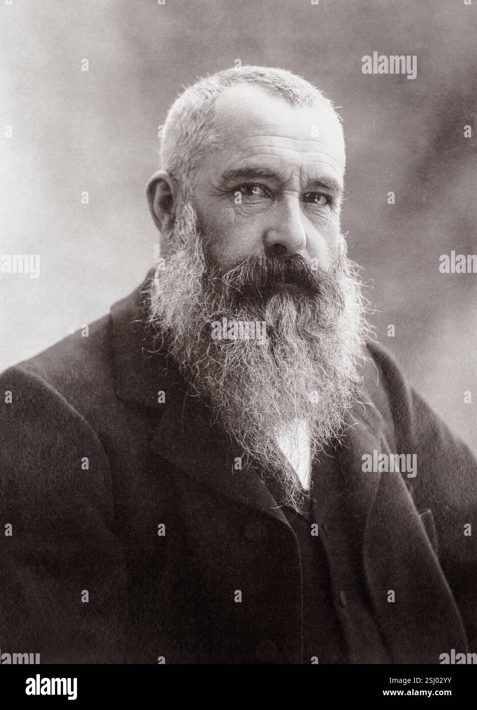 Monet. Portrait photograph of the French impressionist painter Oscar ...