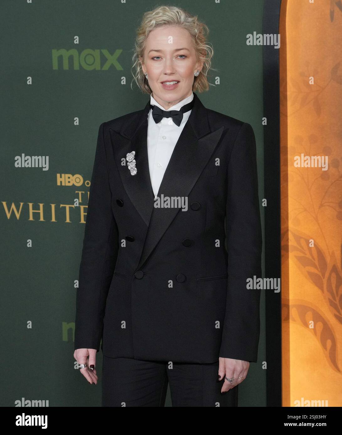 Los Angeles, USA. 10th Feb, 2025. Carrie Coon arrives at the HBO ...
