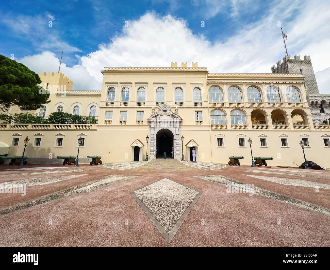 Prince's Palace of Monaco. Official residence of the Sovereign Prince ...
