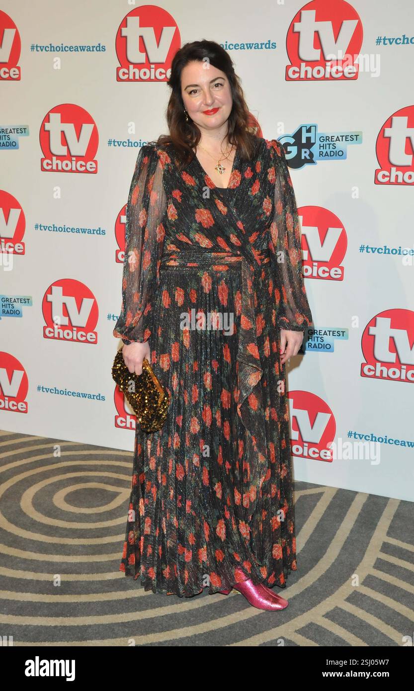 London, UK. 10th Feb, 2025. Rebecca Gethings at the TV Choice Awards ...