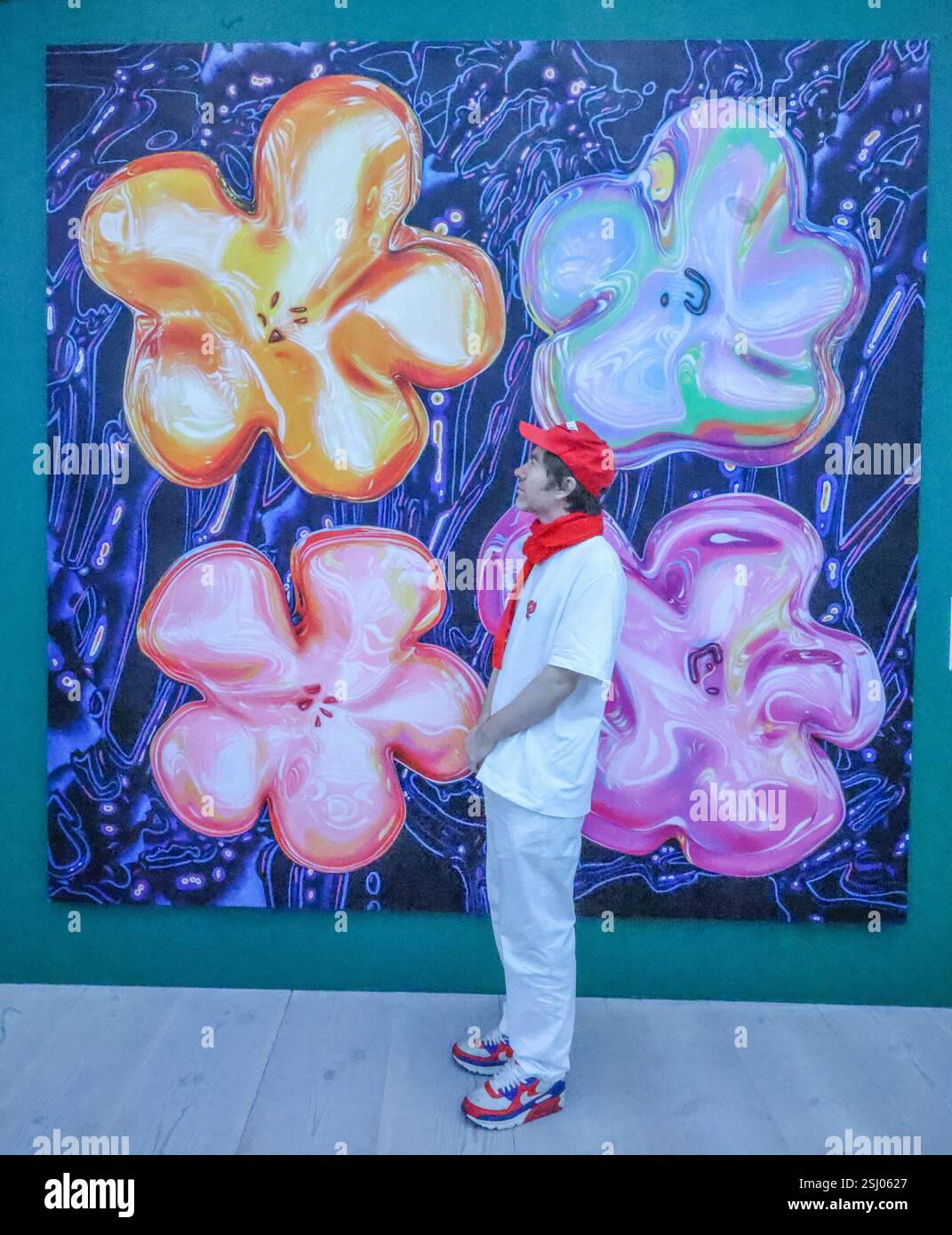 Saatchi Gallery, London 11 February 2025 Phillip Colbert (pictured ...