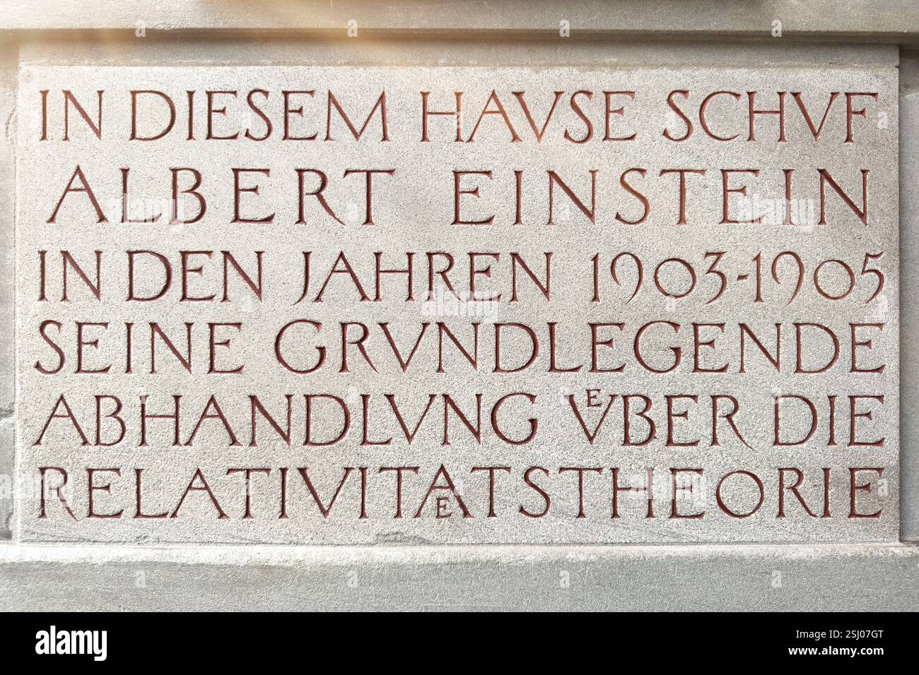 Einsteinhaus, Einstein House in Bern, Switzerland. Museum and former ...