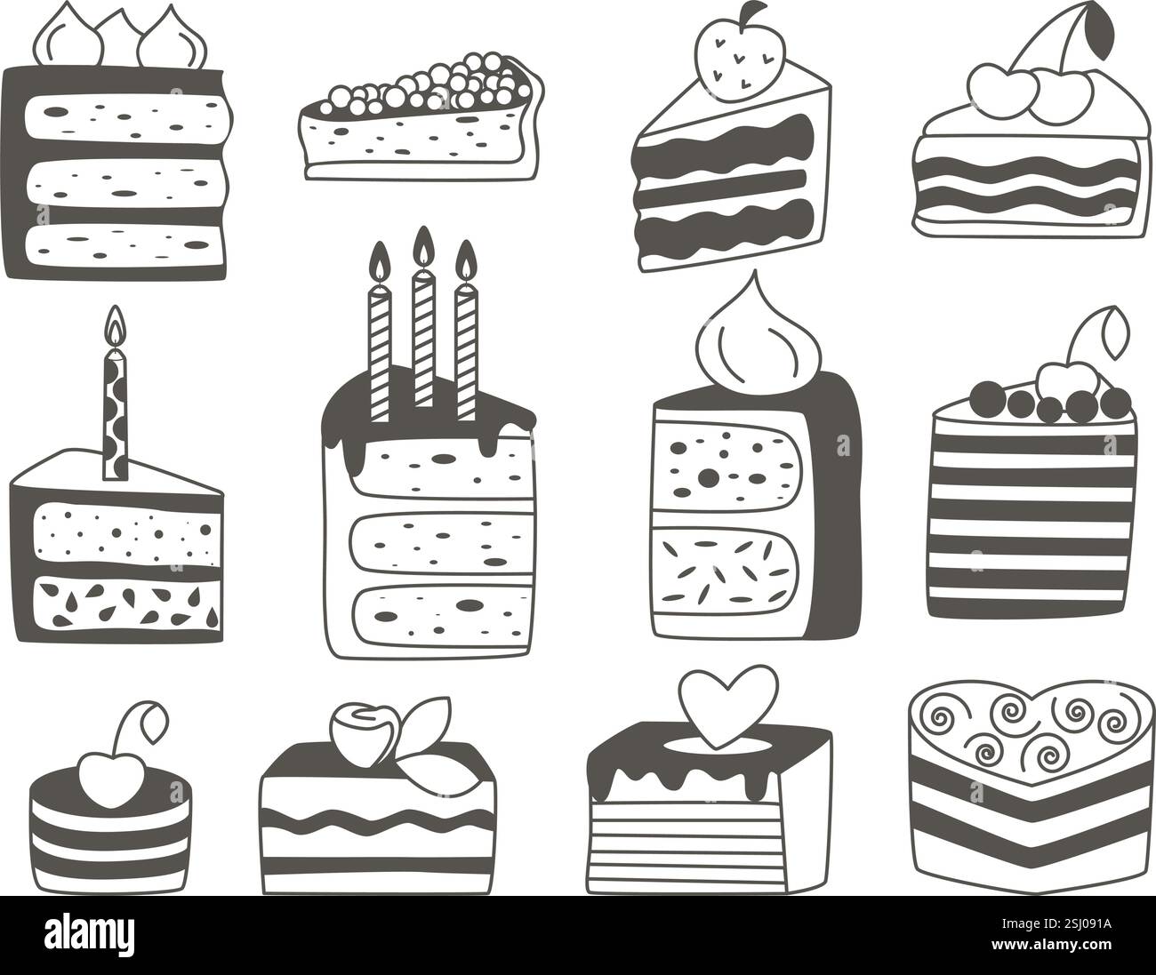 Baking cakes bake Stock Vector Images - Alamy
