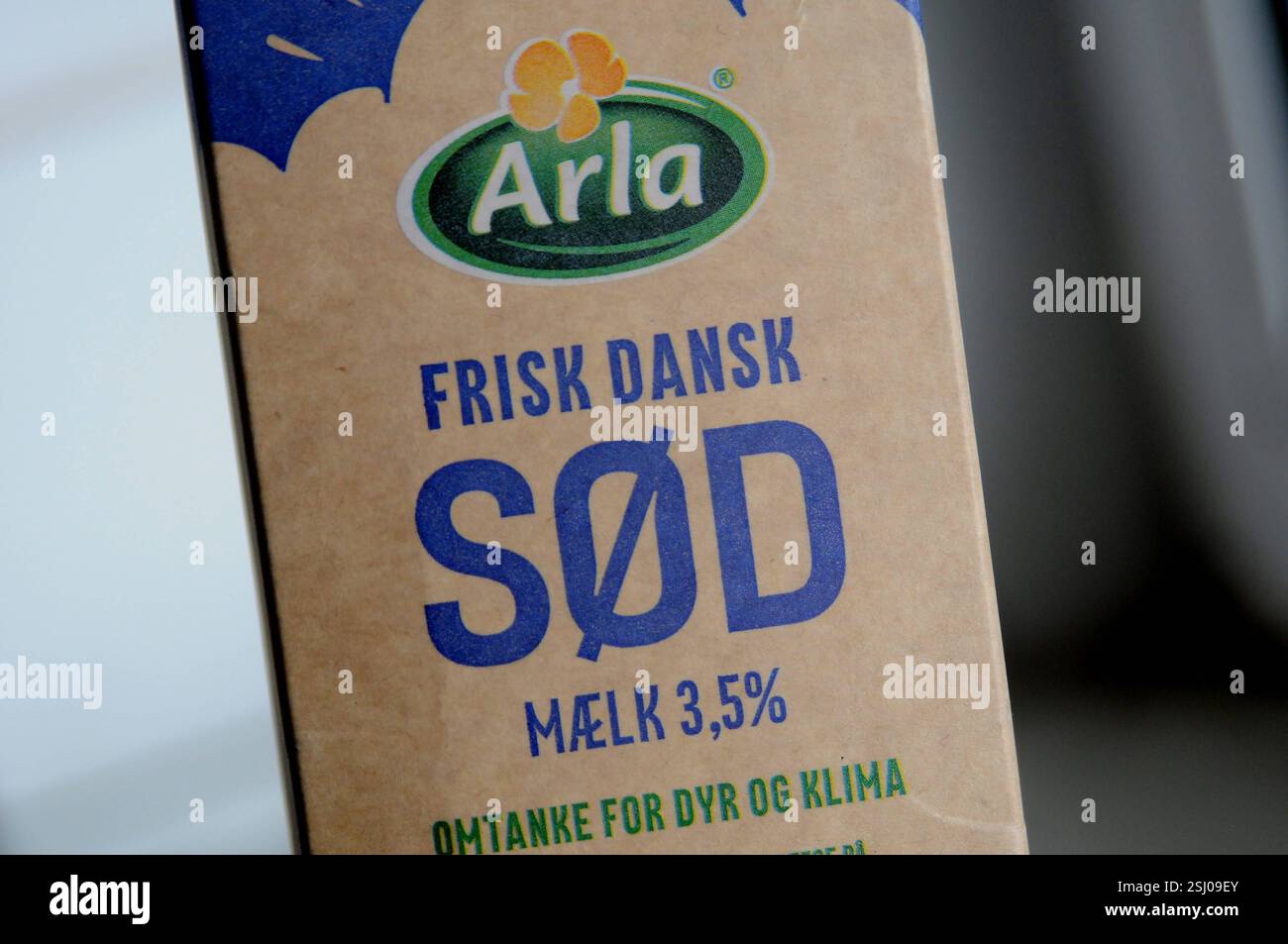 Copenhagen/ DenmarK/11..february 2025/Sweet milk from arla dairy in ...