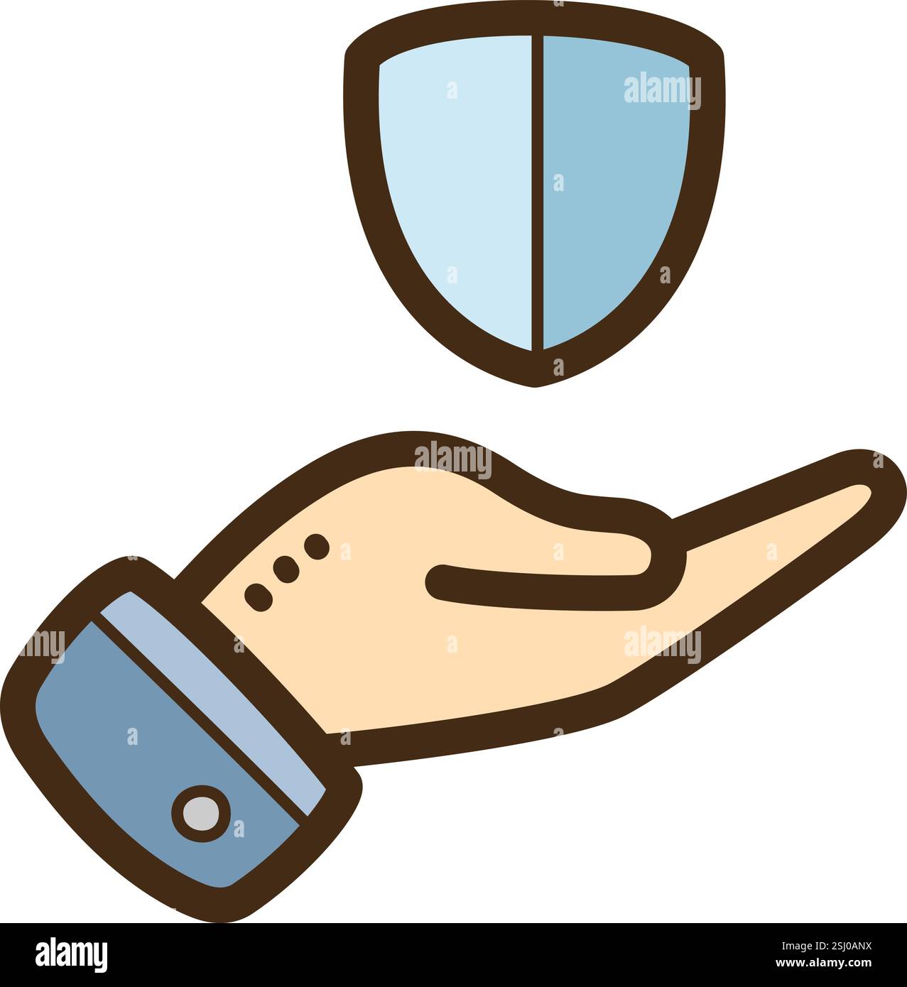 Protection vector doodle illustration and graphic Stock Vector Image ...