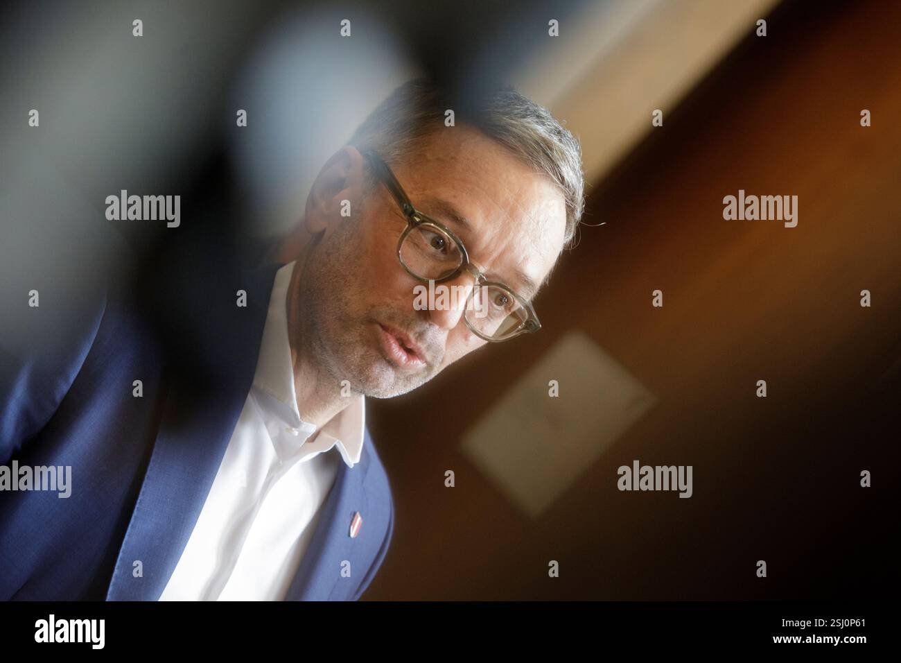 Vienna, Austria. 11th Feb, 2025. AUSTRIA; VIENNA; 20250211; Chairman of the far-right Freedom ...