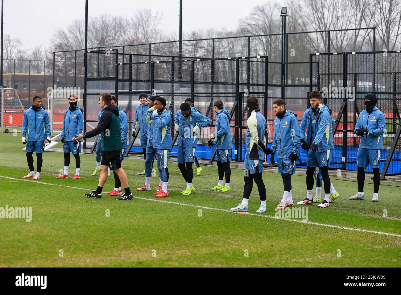 Rotterdam, Netherlands. 11th Feb, 2025. ROTTERDAM, 11-2-2024, trainings ...