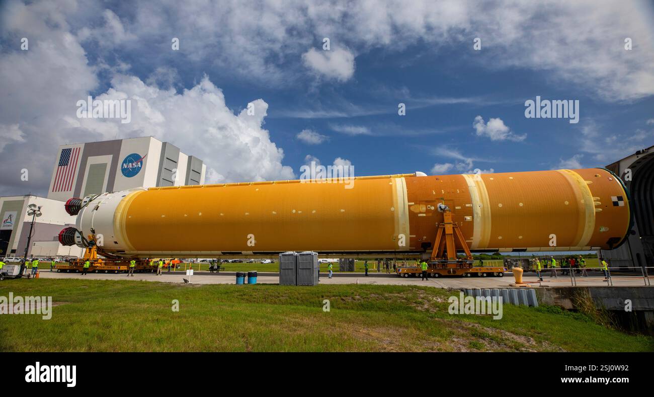 KENNEDY SPACE CENTER, FLORIDA, USA - 24 July 2024 - After completing its journey from NASA’s ...