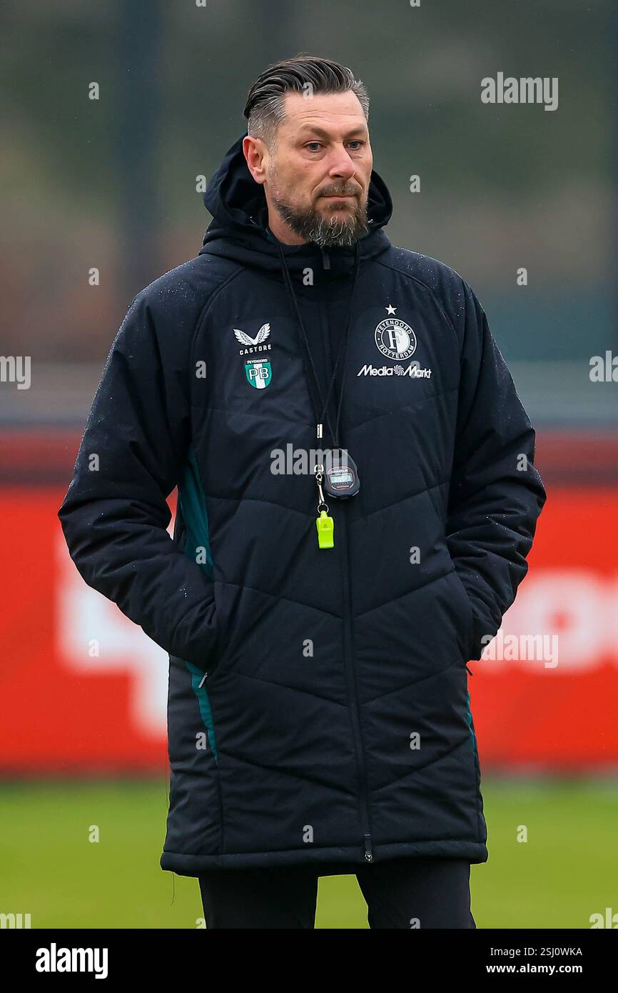 Rotterdam, Netherlands. 11th Feb, 2025. ROTTERDAM, 11-2-2024, trainings ...