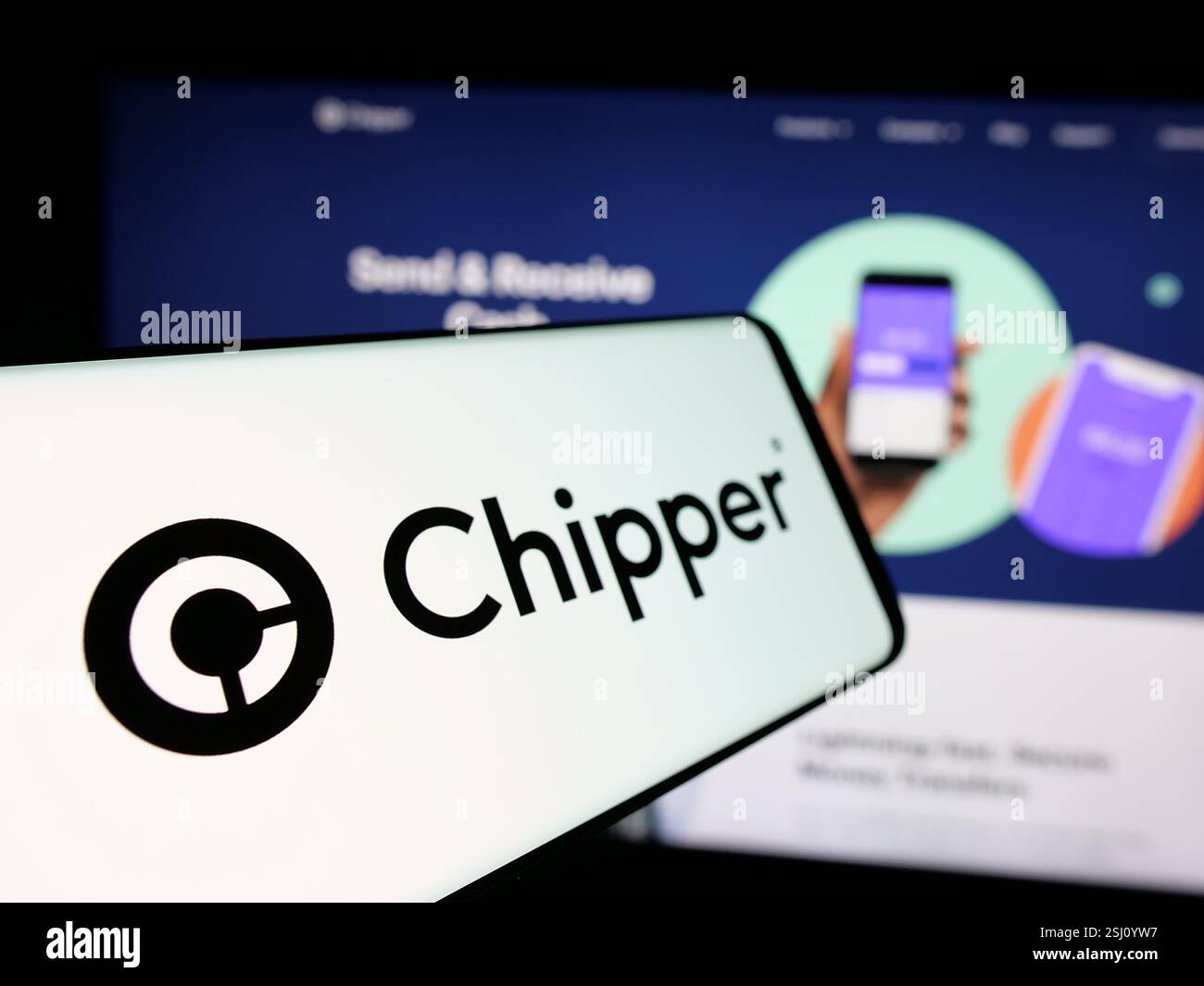 In this photo illustration, a mobile phone with the logo of US fintech company Critical Ideas ...