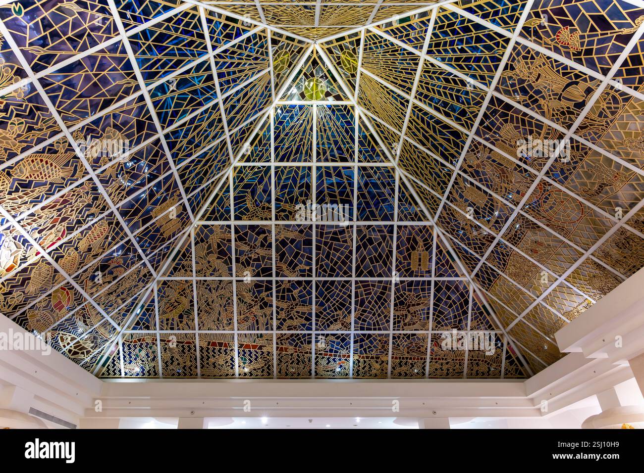 Inside a pyramid at Wafi City - a stylish destination in Dubai, UAE ...