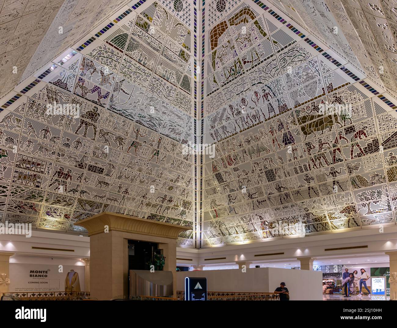 Inside a pyramid at Wafi City - a stylish destination in Dubai, UAE ...