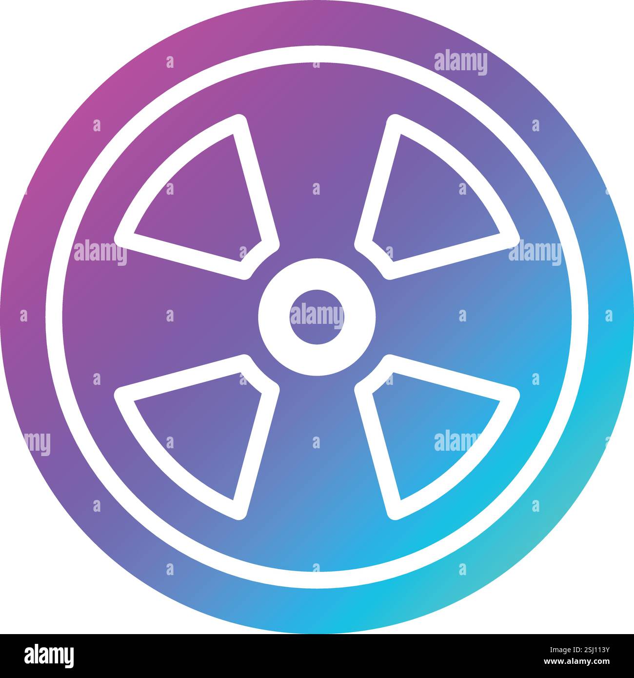 Nuclear Vector Icon Design Illustration Stock Vector Image & Art - Alamy