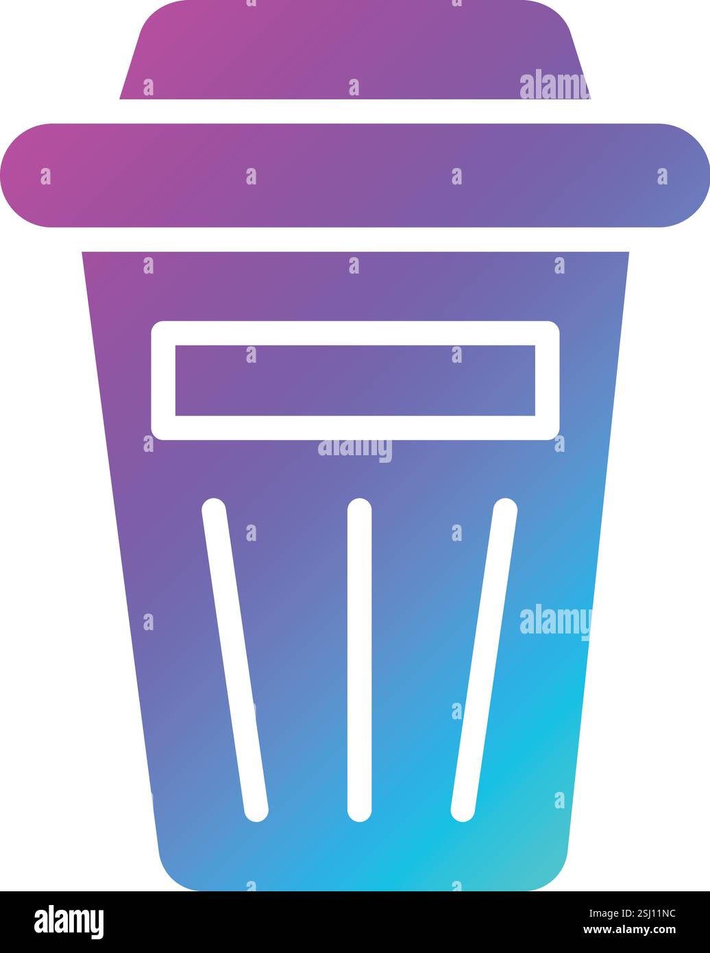 Icons trash can design hi-res stock photography and images - Alamy