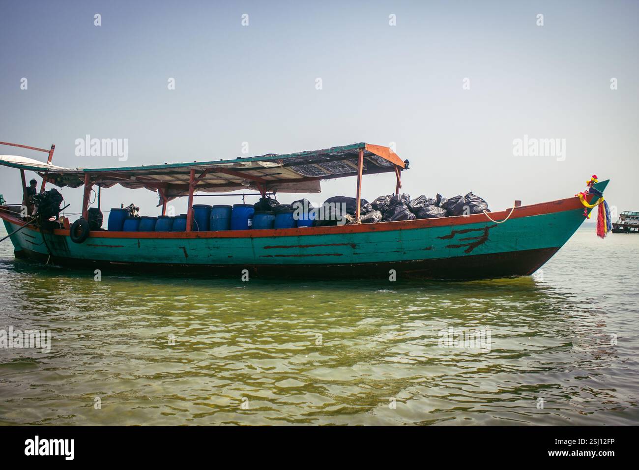 Preak Svay, Koh Rong Island, Cambodia, February 6, 2025 Daily life in ...