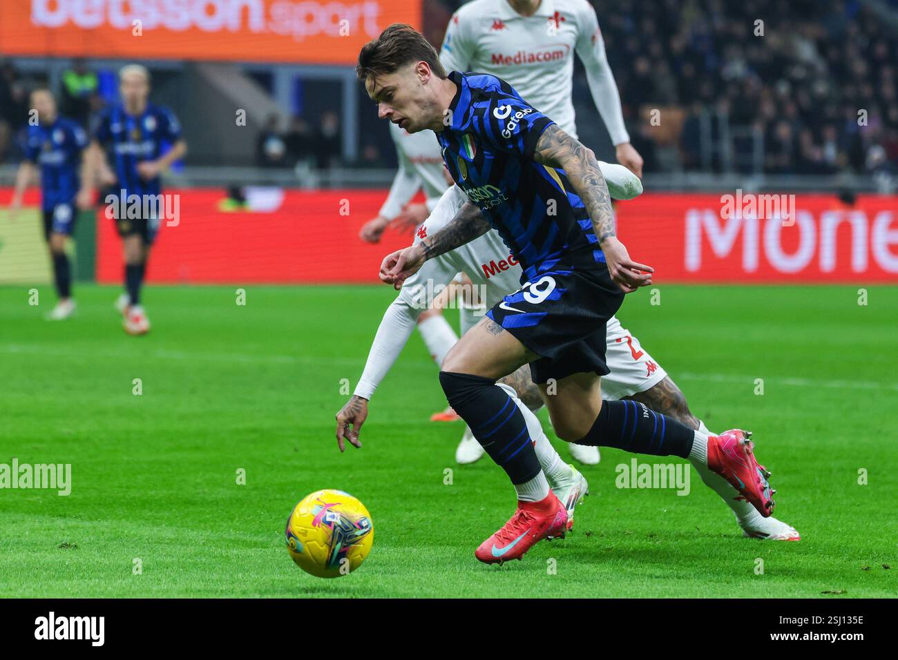Milan, Italy. 10th Feb, 2025. Nicola Zalewski of FC Internazionale seen ...