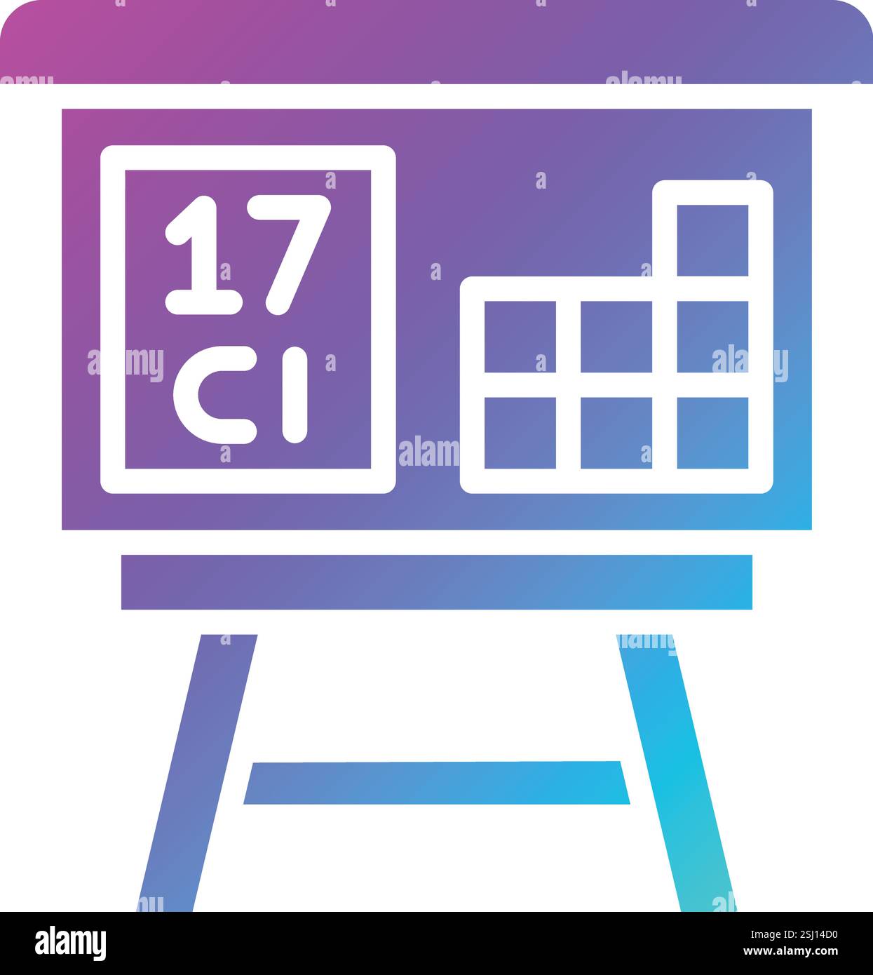 Periodic table Vector Icon Design Illustration Stock Vector Image & Art ...