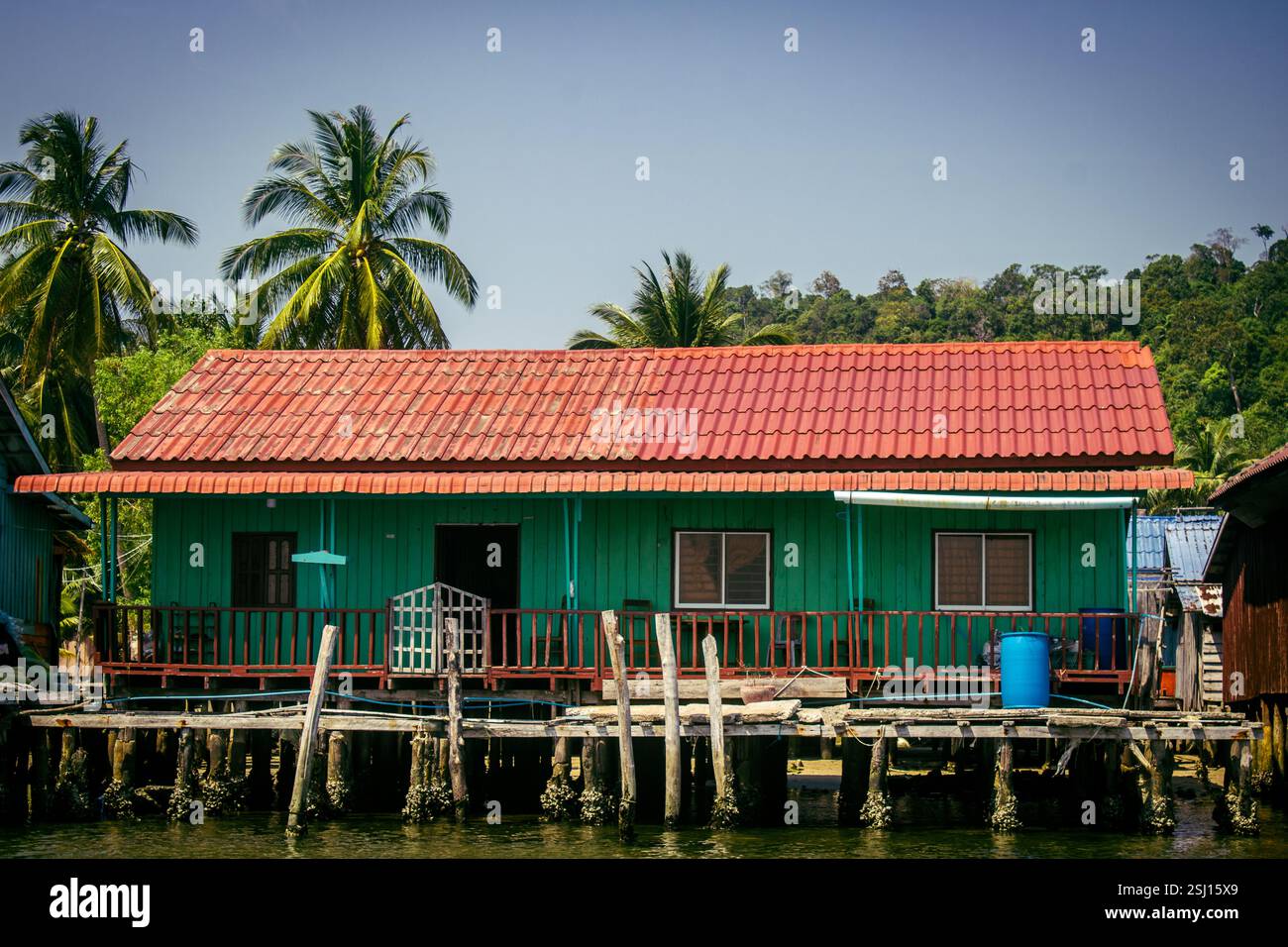 Preak Svay, Koh Rong Island, Cambodia, February 6, 2025 Daily life in ...