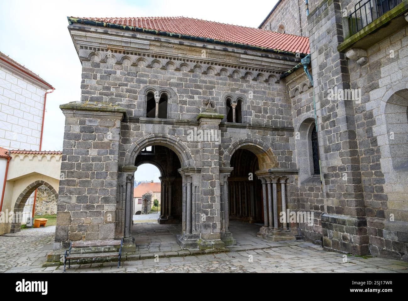 St. Procopius Basilica, UNESCO World Heritage Site in Trebic, Czech ...