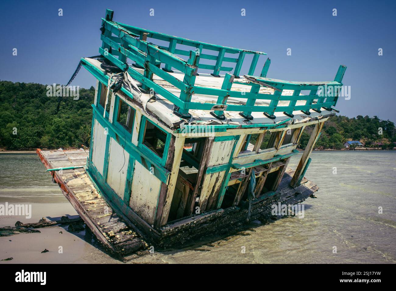 Preak Svay, Koh Rong Island, Cambodia, February 6, 2025 Daily life in ...