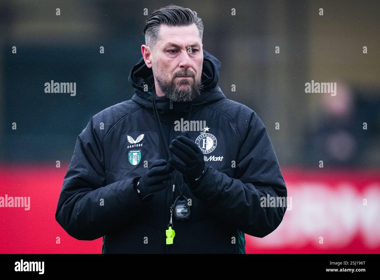 Rotterdam - Feyenoord interim coach Pascal Bosschaart during the ...