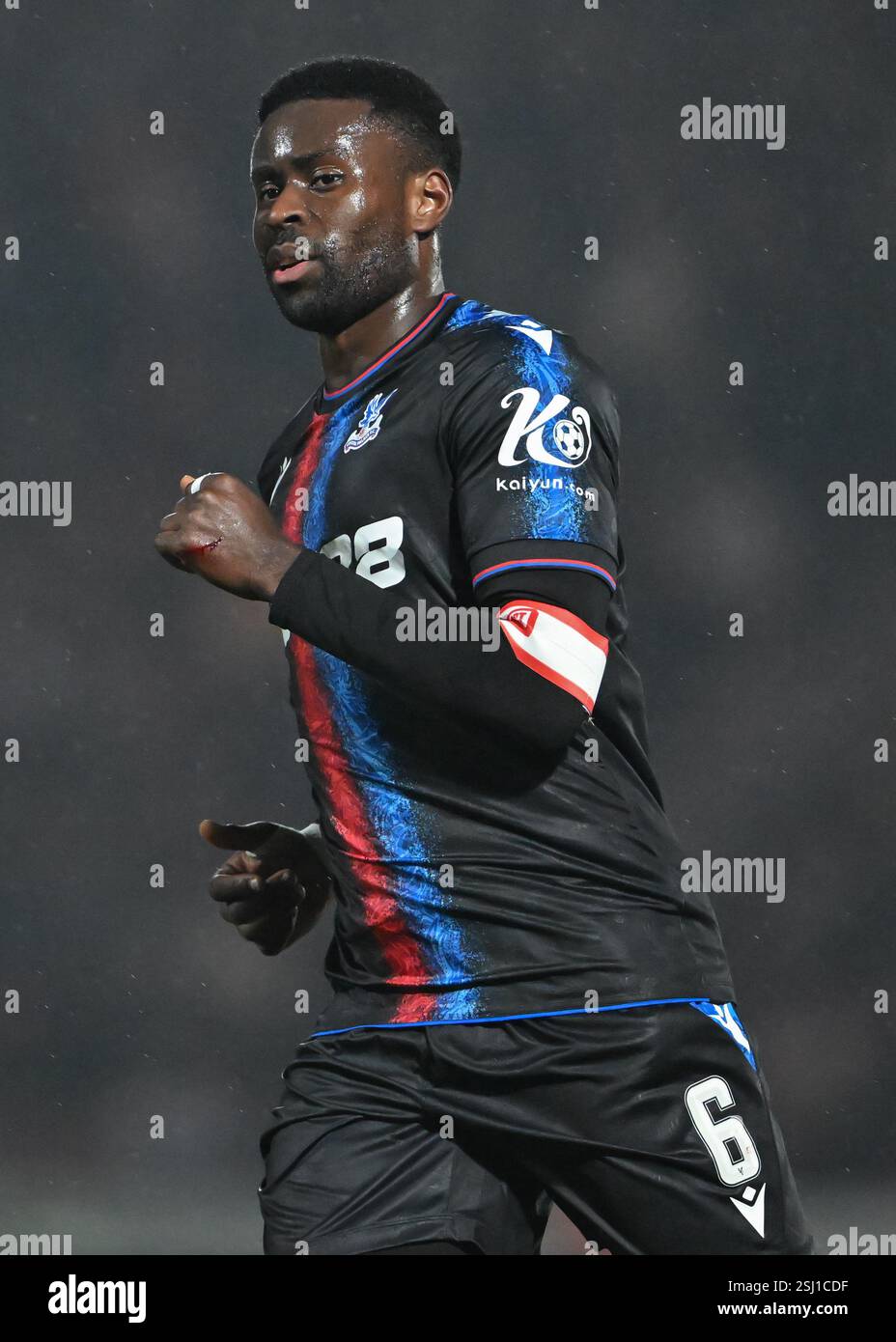 Doncaster, UK. 10th Feb, 2025. Marc Guehi of Crystal Palace during the ...