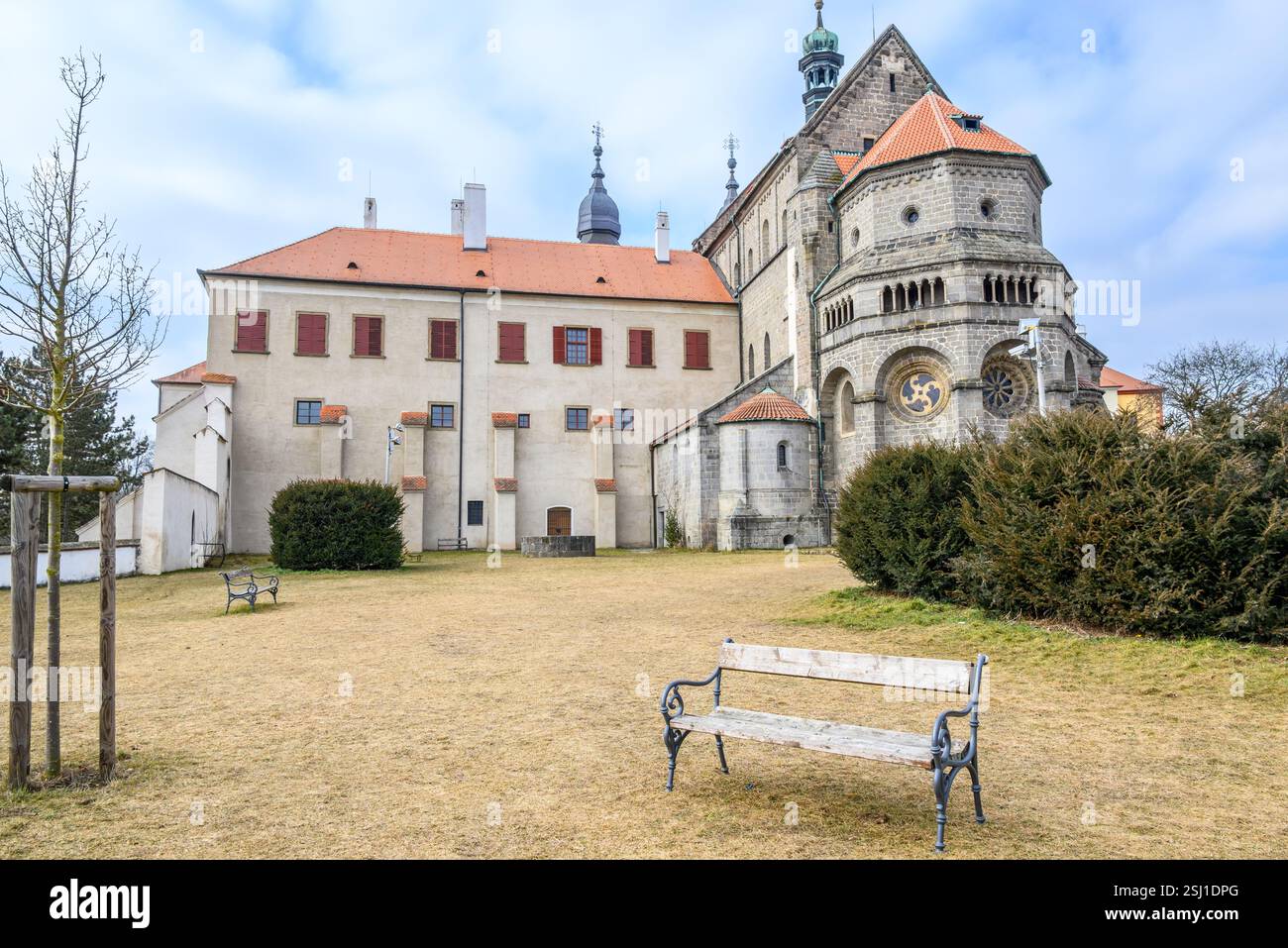 St. Procopius Basilica, UNESCO World Heritage Site in Trebic, Czech ...
