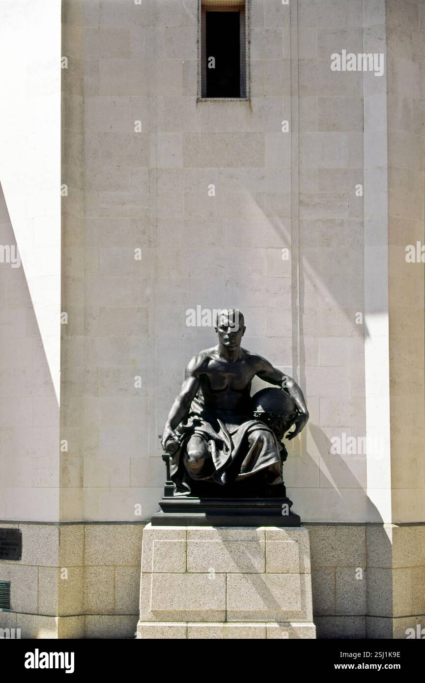 The Army bronze figure,The Hall of Memory, Centenary Square, Birmingham ...