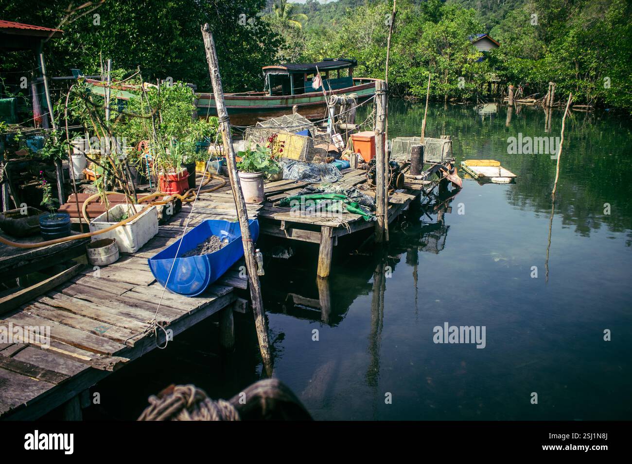 Preak Svay, Koh Rong Island, Cambodia, February 6, 2025 Daily life in ...