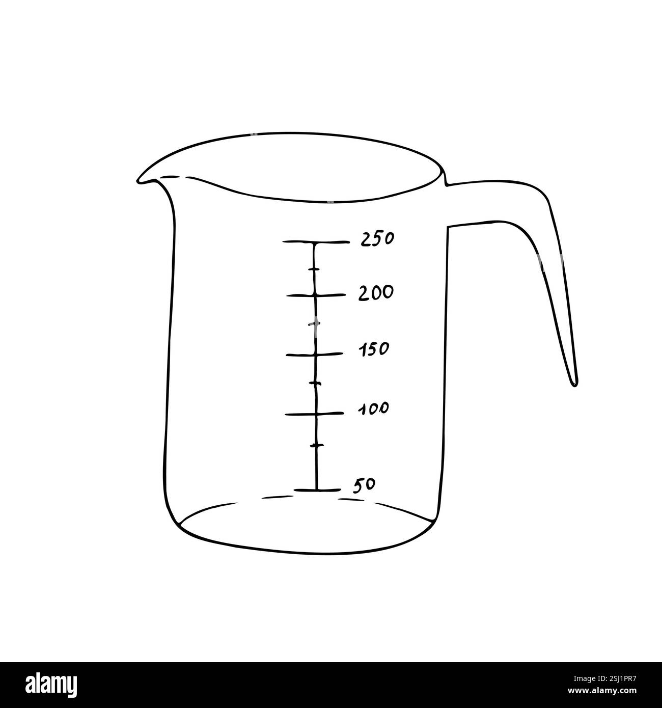 Litre measuring cup Stock Vector Images - Alamy