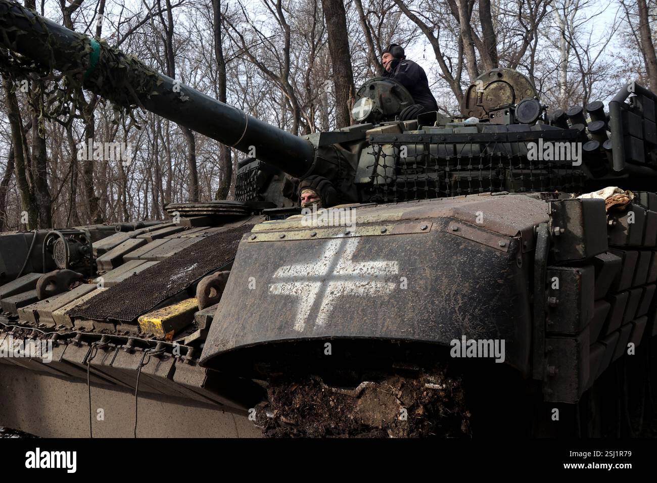 KHARKIV REGION, UKRAINE - FEBRUARY 10, 2025 - Soldiers of the 3rd ...