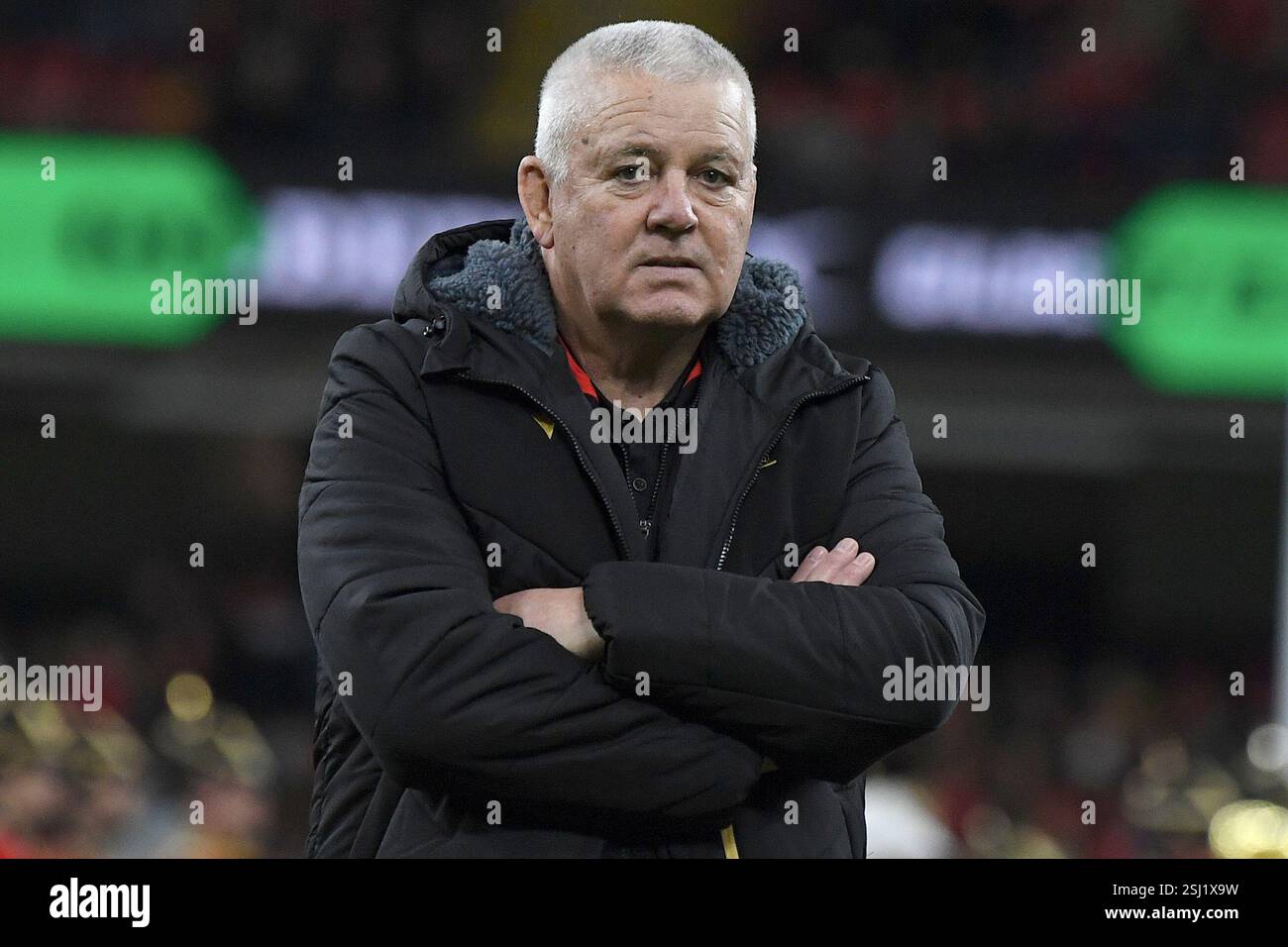 FILE -Wales coach Warren Gatland watches his team before the Autumn ...