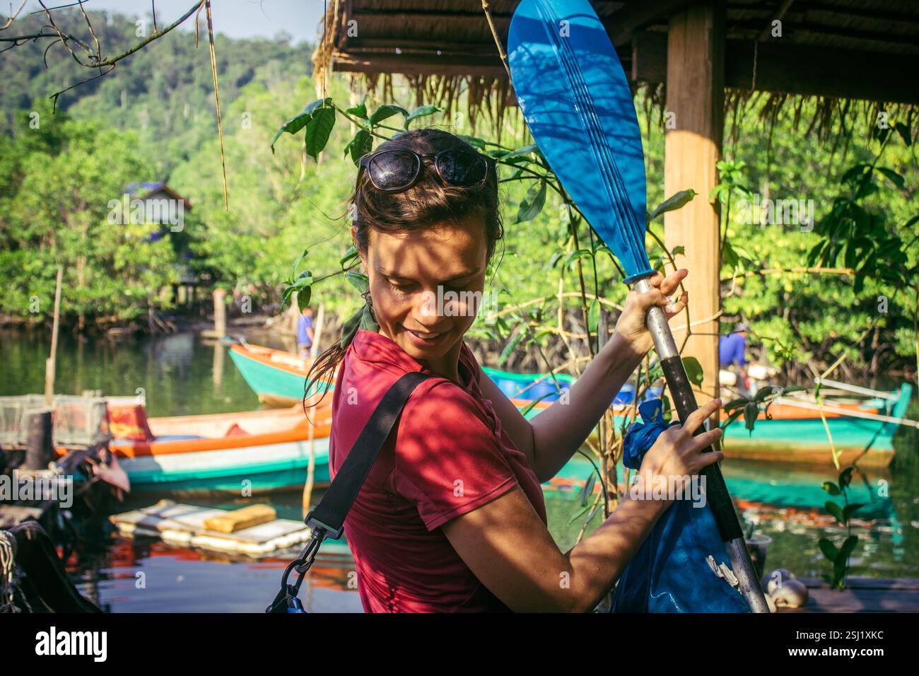 Preak Svay, Koh Rong Island, Cambodia, February 6, 2025 Tourists ...