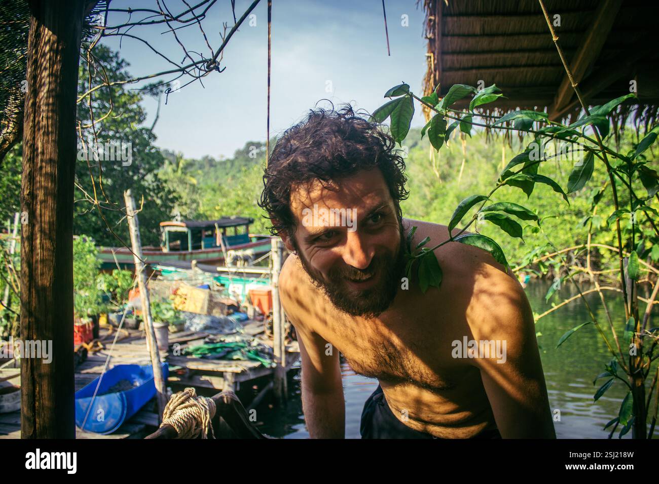 Preak Svay, Koh Rong Island, Cambodia, February 6, 2025 Tourists ...