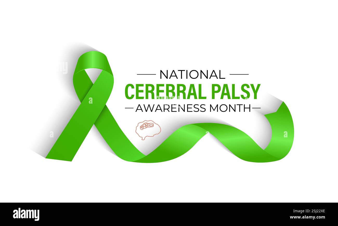 Vector graphic of National Cerebral Palsy Awareness Month is observed ...