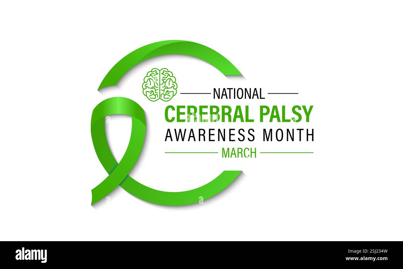 Vector graphic of National Cerebral Palsy Awareness Month is observed ...