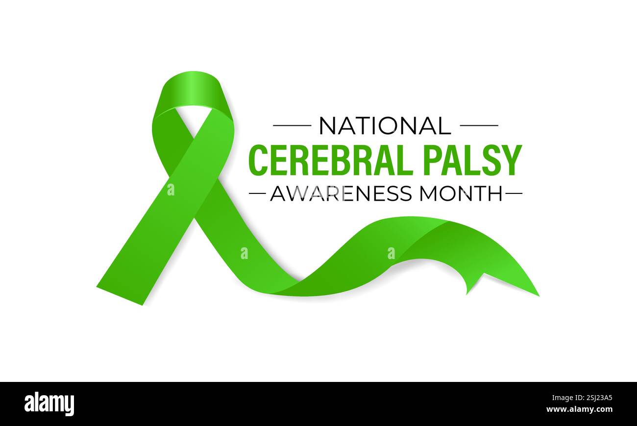 Vector graphic of National Cerebral Palsy Awareness Month is observed ...